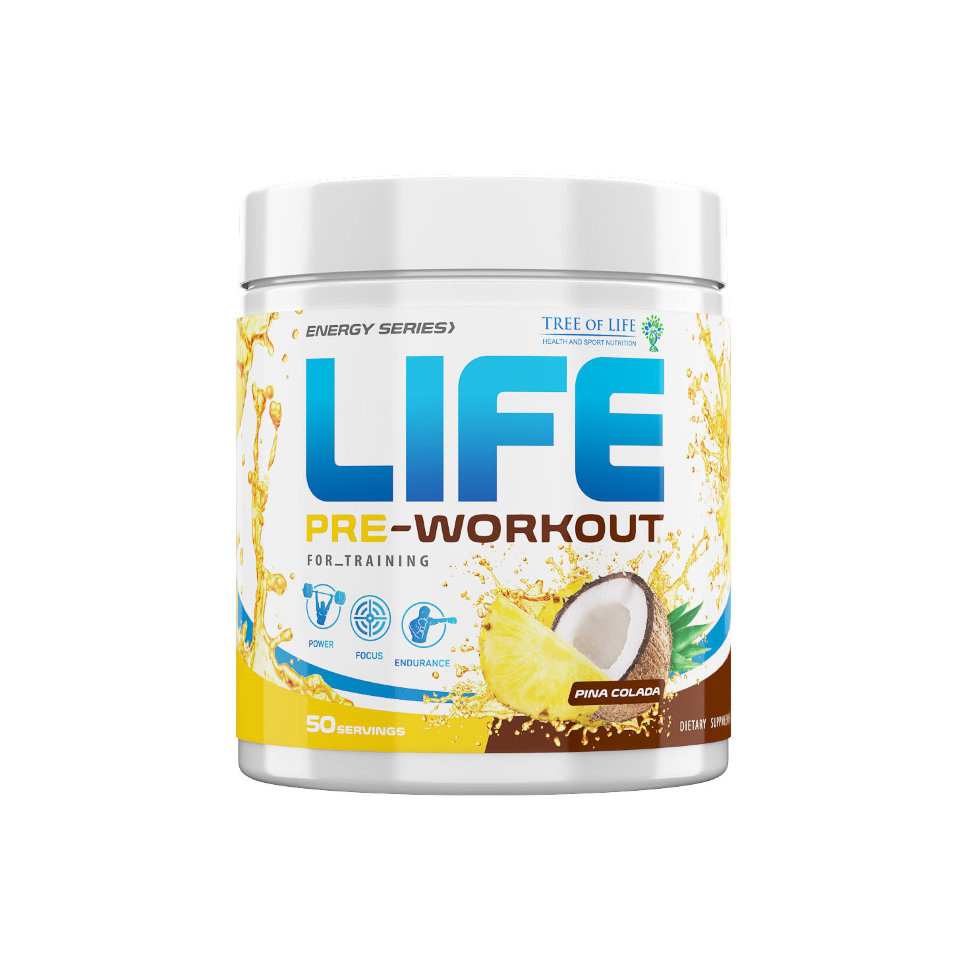 Life Pre-Workout 50 servs Pina Colada